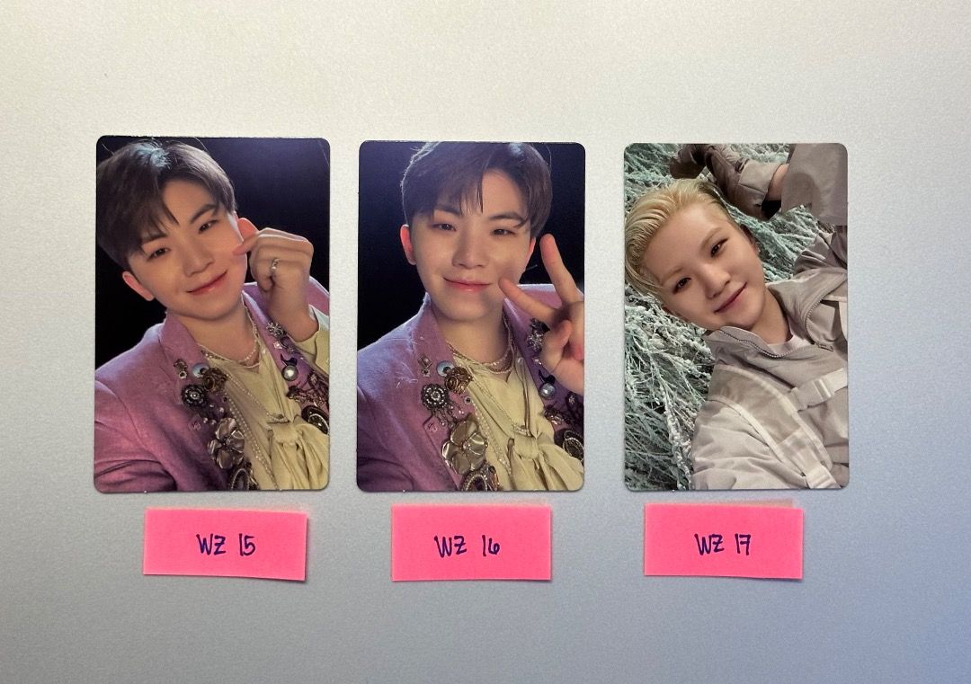 SEVENTEEN WOOZI PHOTOCARDS, Hobbies & Toys, Memorabilia & Collectibles ...
