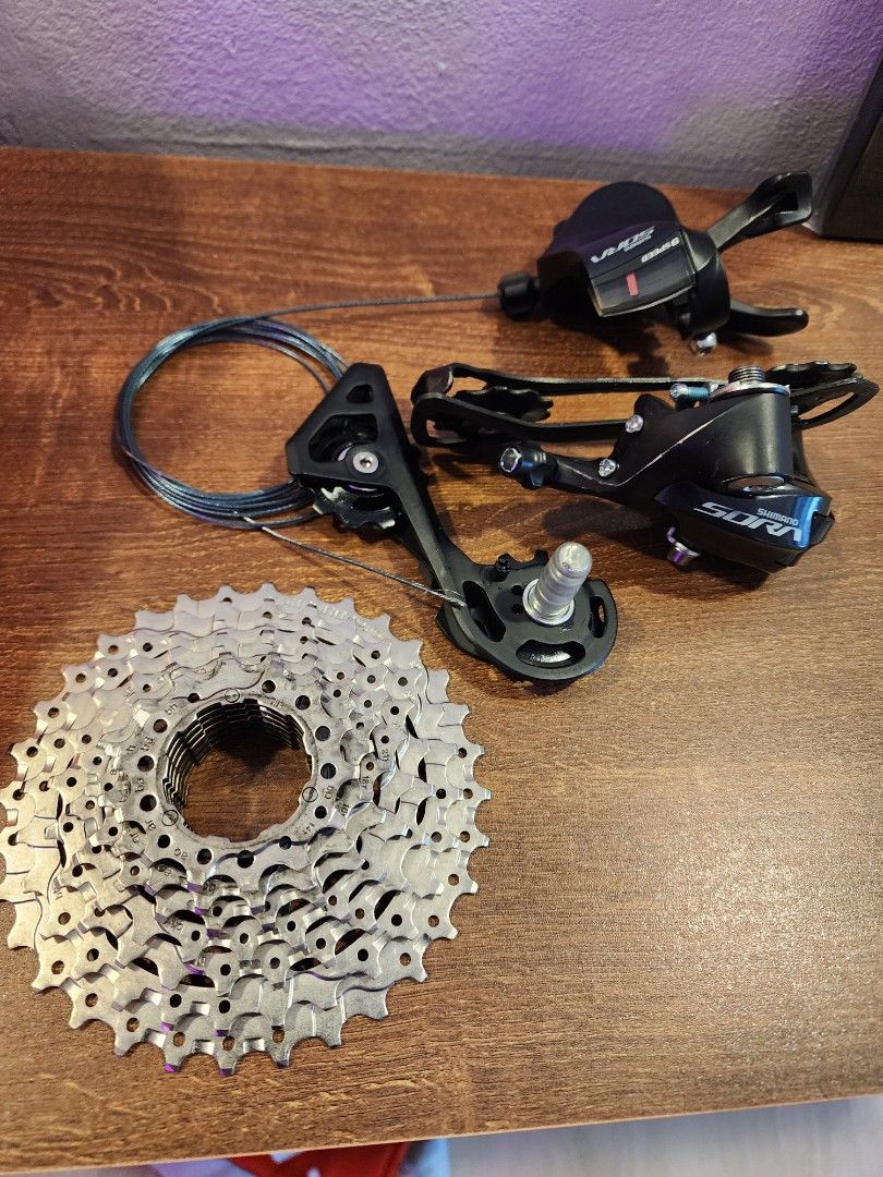 Shimano Sora 9 speed flatbar groupset, Sports Equipment, Bicycles ...