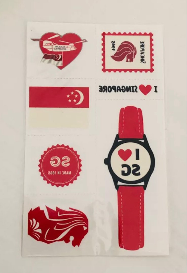 Singapore Tattoo | National Day Tattoo | NDP Tattoo | Temporary Tattoo ...