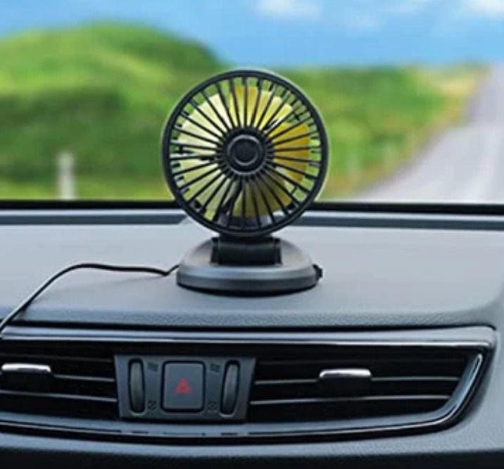 SG STOCK Single Head Powerful Portable Fan Strong Wind Vehicle Car Van ...