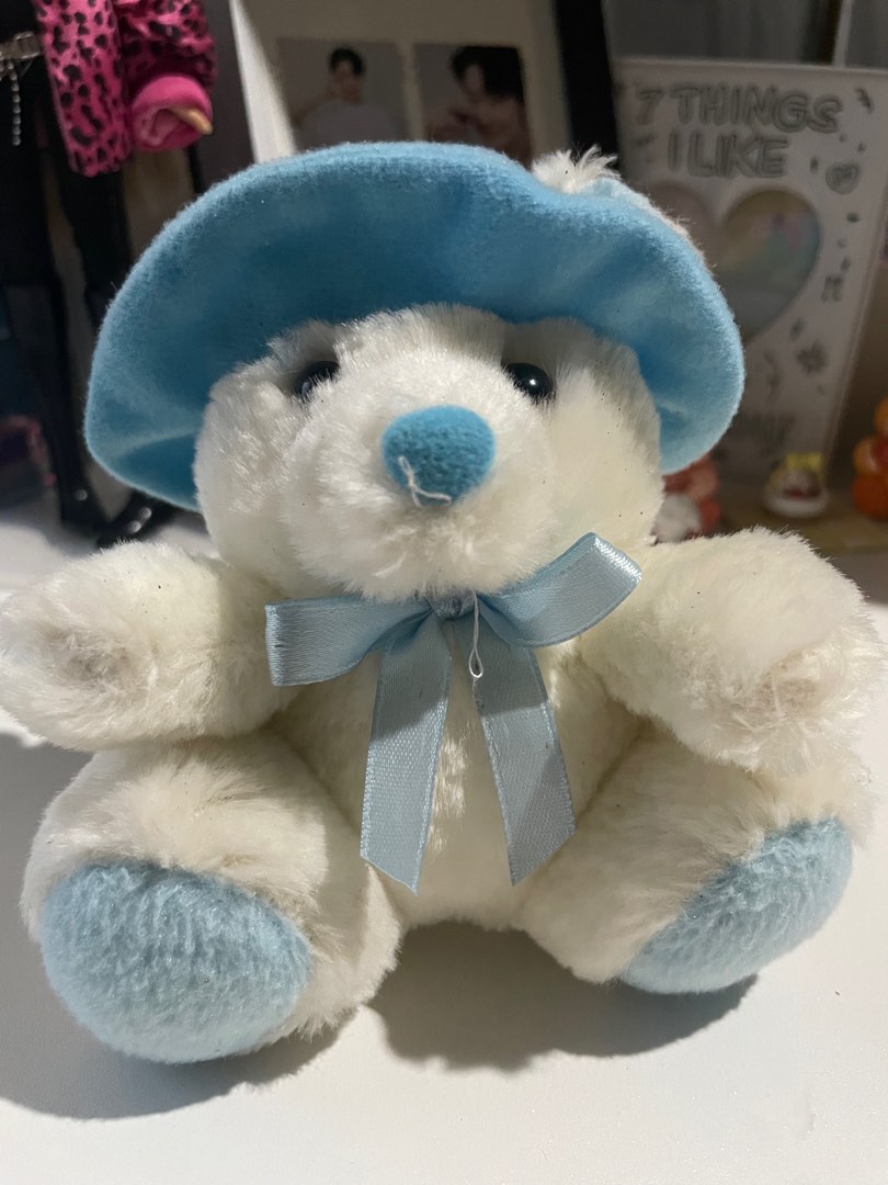 Small Blue Teddy Bear, Hobbies & Toys, Toys & Games on Carousell