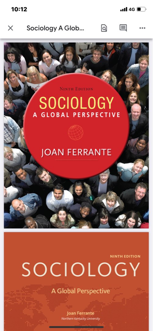 Sociology A Global Perspective John Ferrante, Hobbies & Toys, Books ...