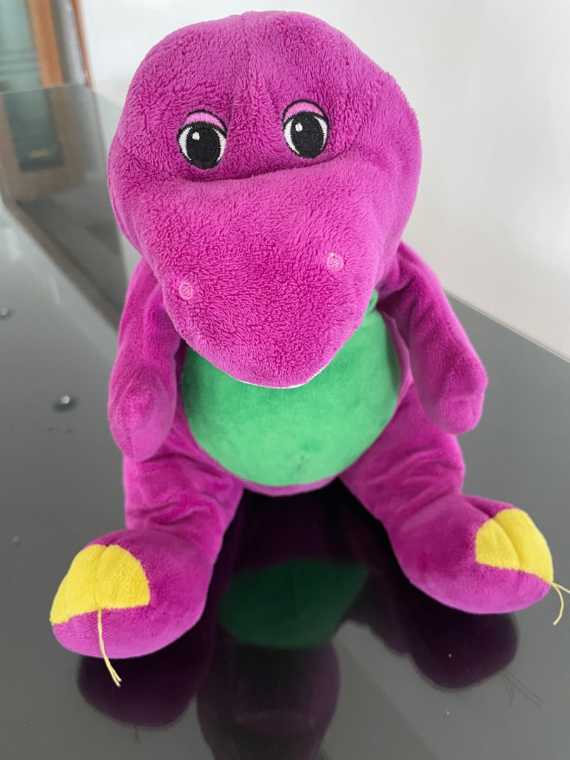 Soft Toy Barney, Babies & Kids, Infant Playtime on Carousell