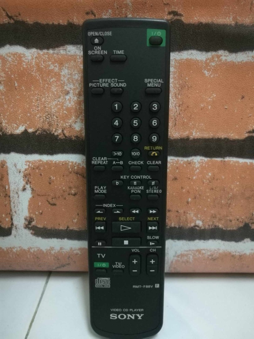 SONY VCD Player Remote Controller [RMT-F88V], Audio, Other Audio ...