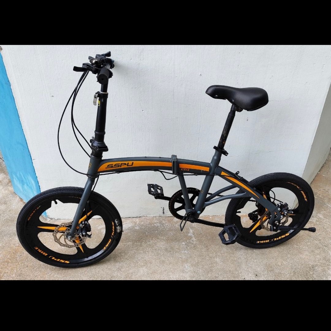 SSPU Foldable Bicycle, Sports Equipment, Bicycles & Parts, Bicycles on ...