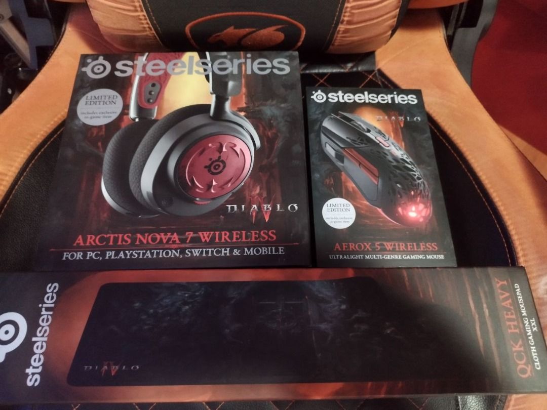 SteelSeries Arctis Nova 7 Wireless Gaming Headset (DIABLO 4 LIMITED ...