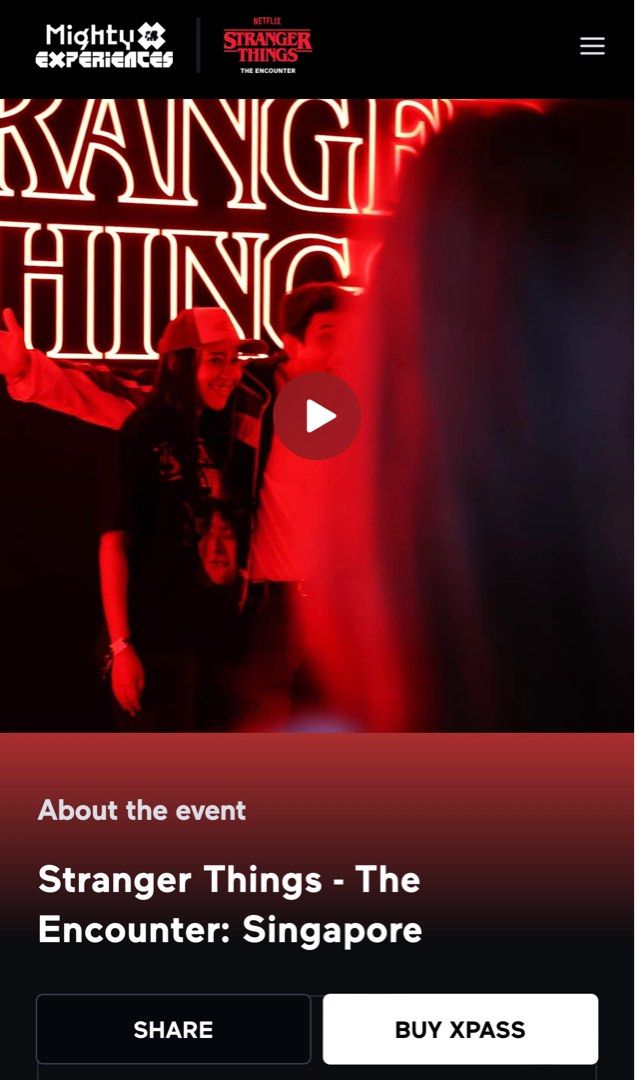 Stranger Things, Tickets & Vouchers, Event Tickets on Carousell