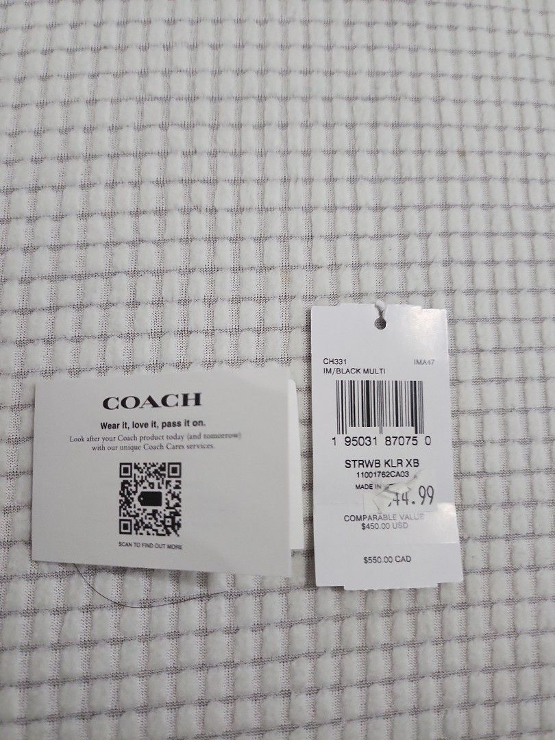 Strwb klr xb coach, Luxury, Bags & Wallets on Carousell