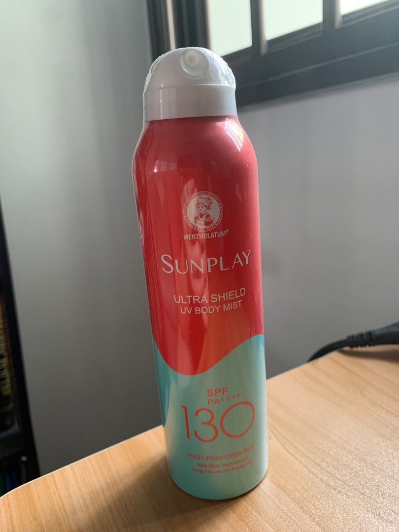 Sunplay ultra shield UV body mist SPF PA++++ 130, Beauty & Personal ...