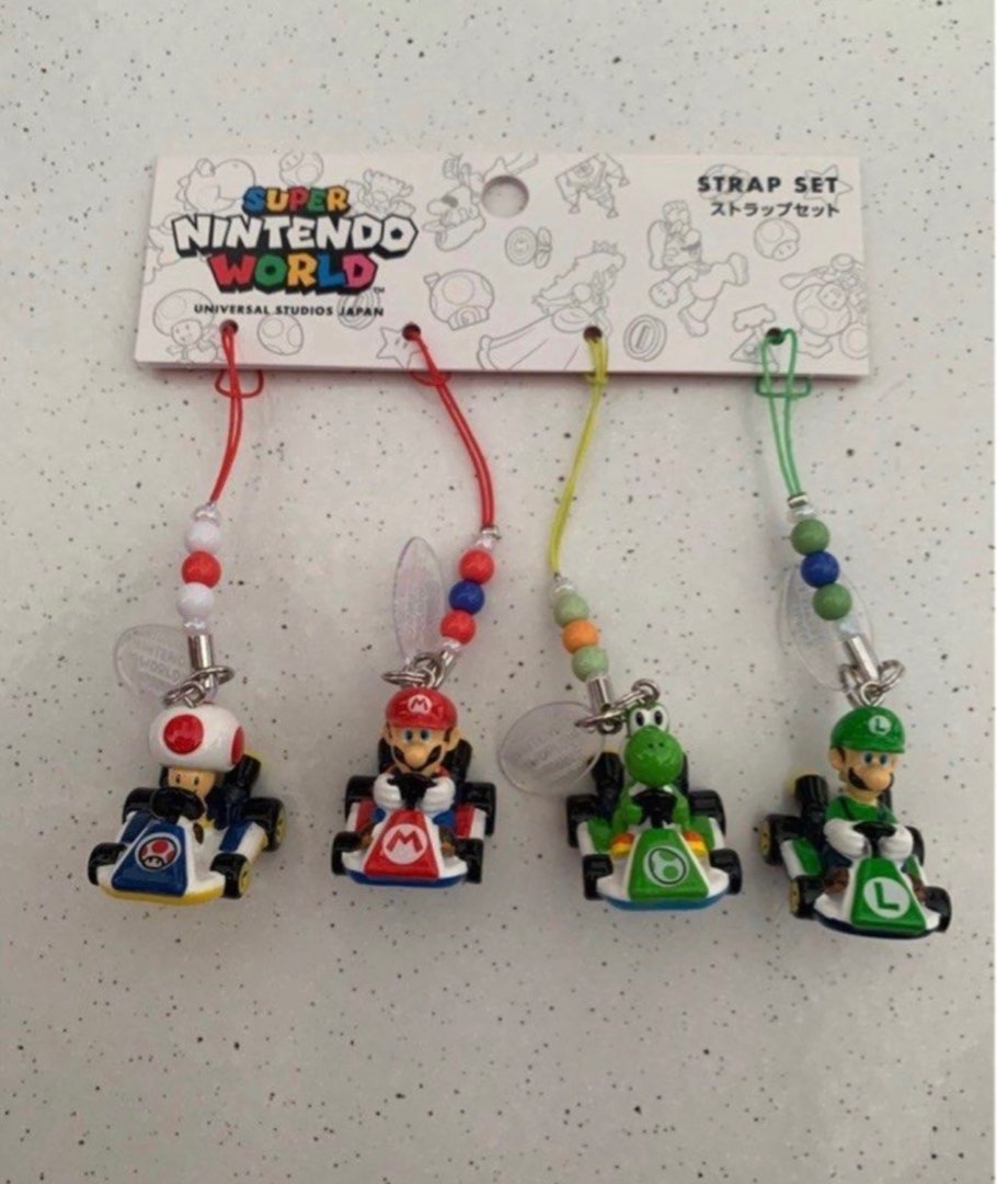 Super Nintendo World (USJ) - Mario Strap Set, Hobbies & Toys, Toys & Games on Carousell