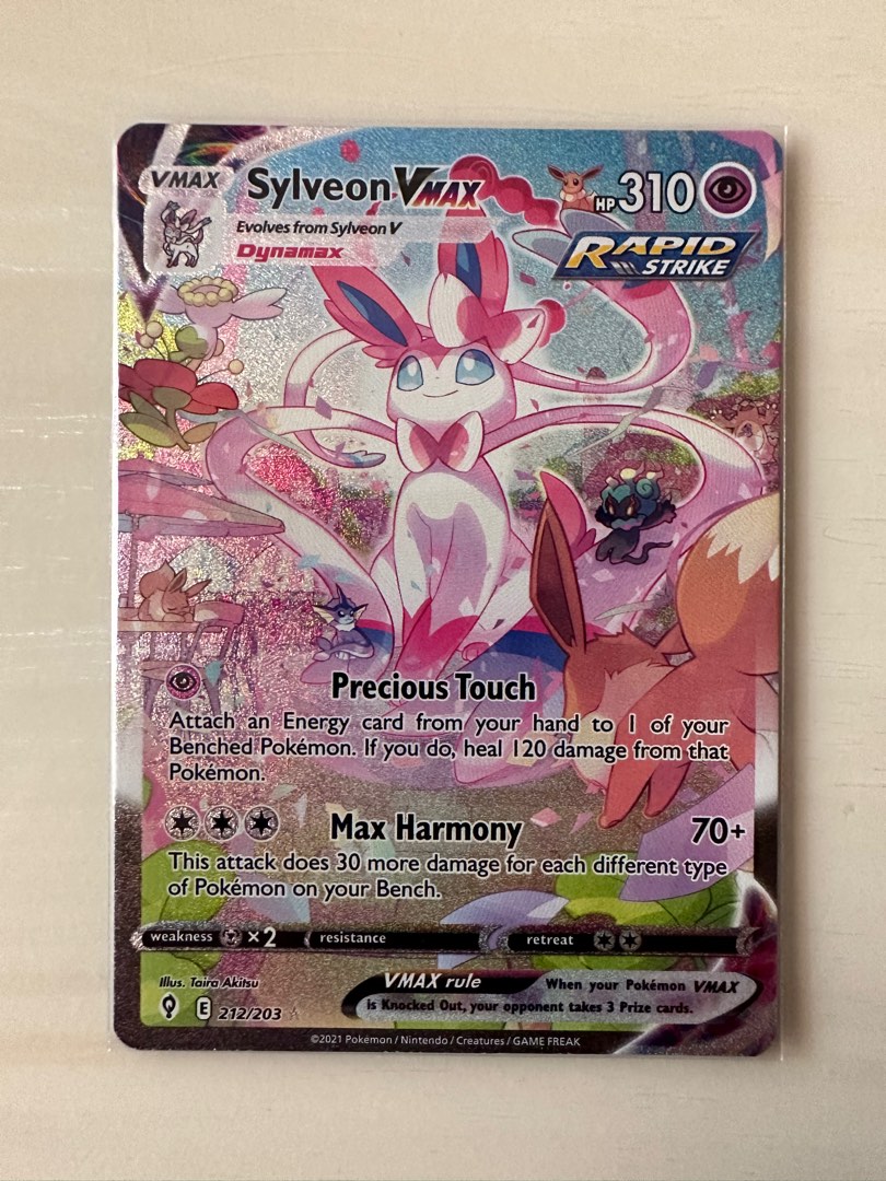 Sylveon Vmax AA, Hobbies & Toys, Toys & Games on Carousell