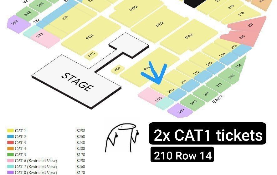 Taeyeon Concert Cat 1 x2, Tickets & Vouchers, Event Tickets on Carousell