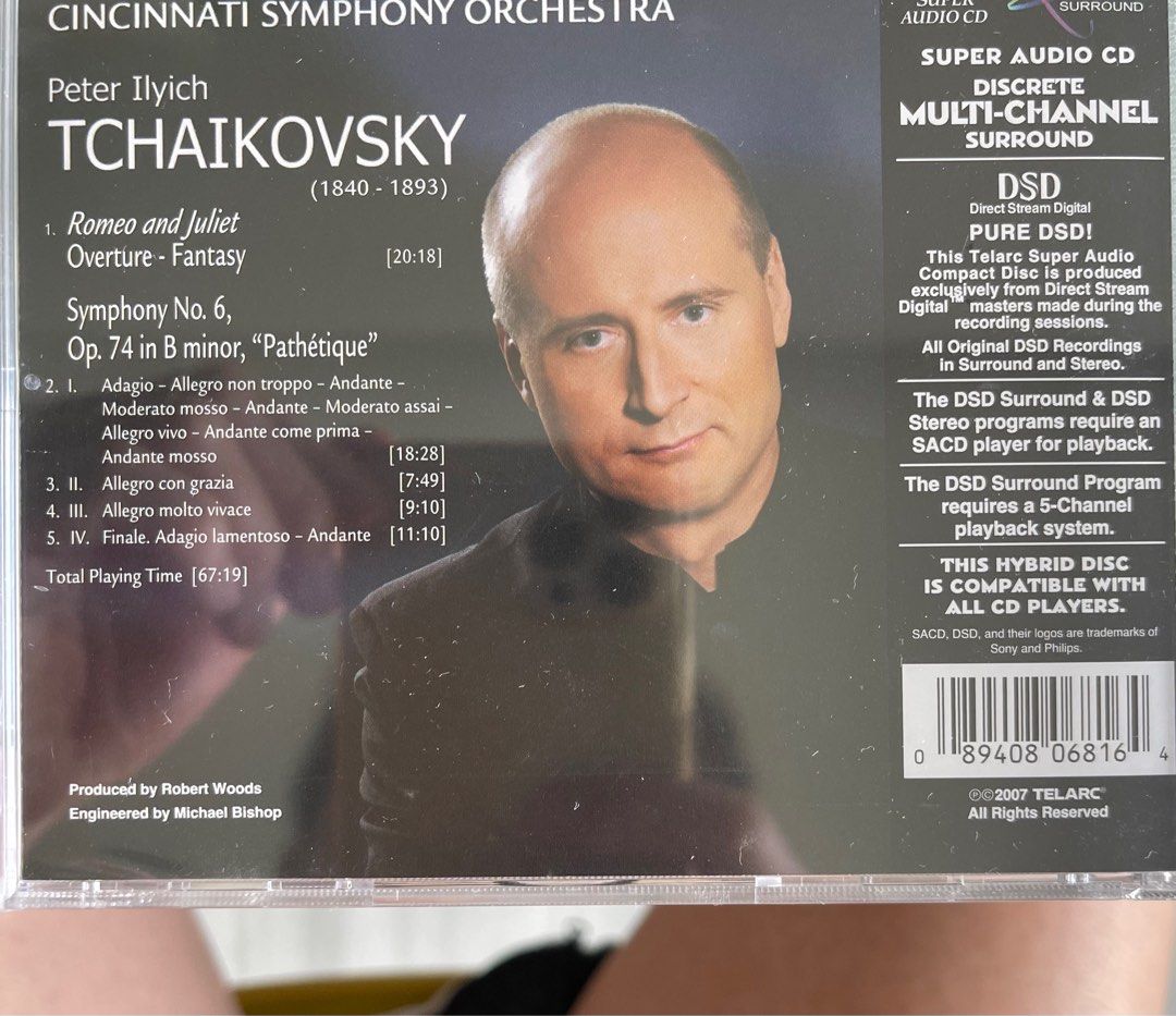 Telarc SACD: Tchaikovsky Sym no. 6 (Paavo Jarvi), Hobbies & Toys, Music ...