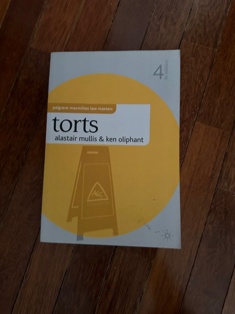 Tort textbook, Hobbies & Toys, Books & Magazines, Textbooks on Carousell