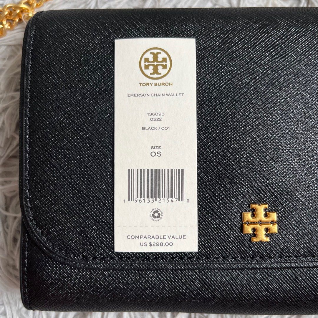 TORY BURCH EMERSON CHAIN WALLET/CROSSBODY on Carousell