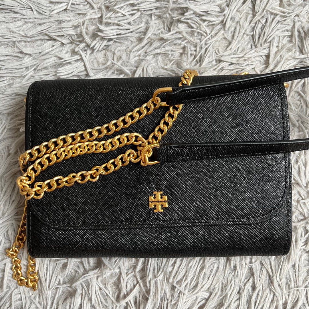 TORY BURCH EMERSON CHAIN WALLET/CROSSBODY on Carousell