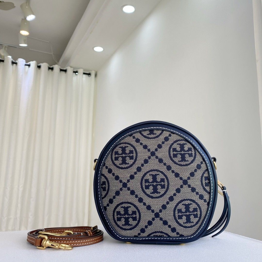 Tory Burch T Monogram circle bag, Women's Fashion, Bags & Wallets ...