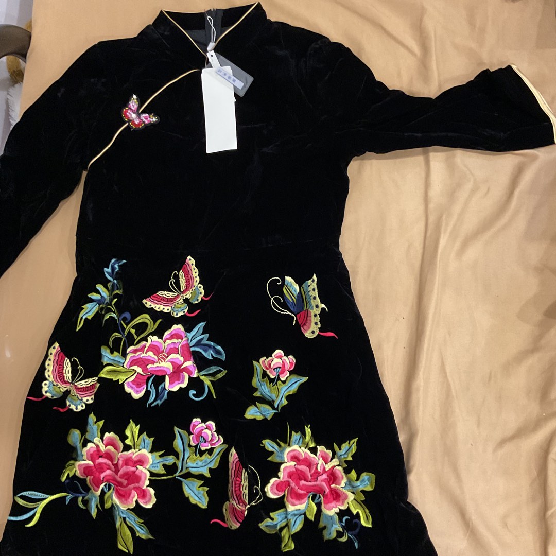 Traditional Chinese Dress Three Fourths Sleeves, Women's Fashion ...