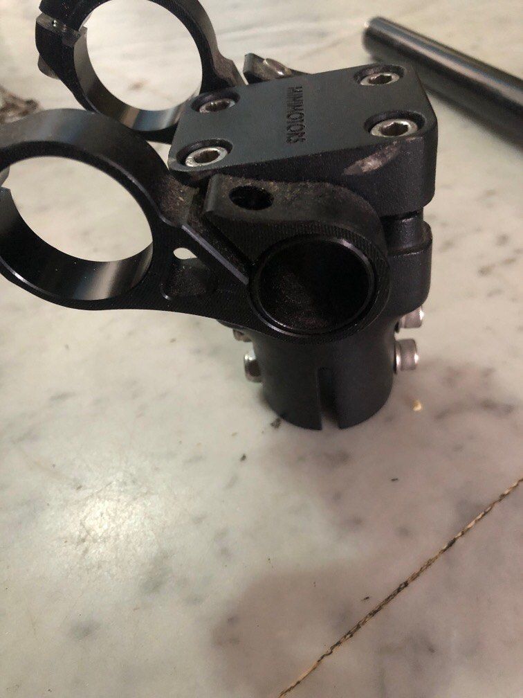 Triple clamp, Motorcycles, Motorcycle Accessories on Carousell