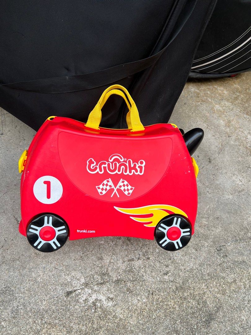 Trunki Luggage - Race car, Babies & Kids, Going Out, Other Babies Going ...
