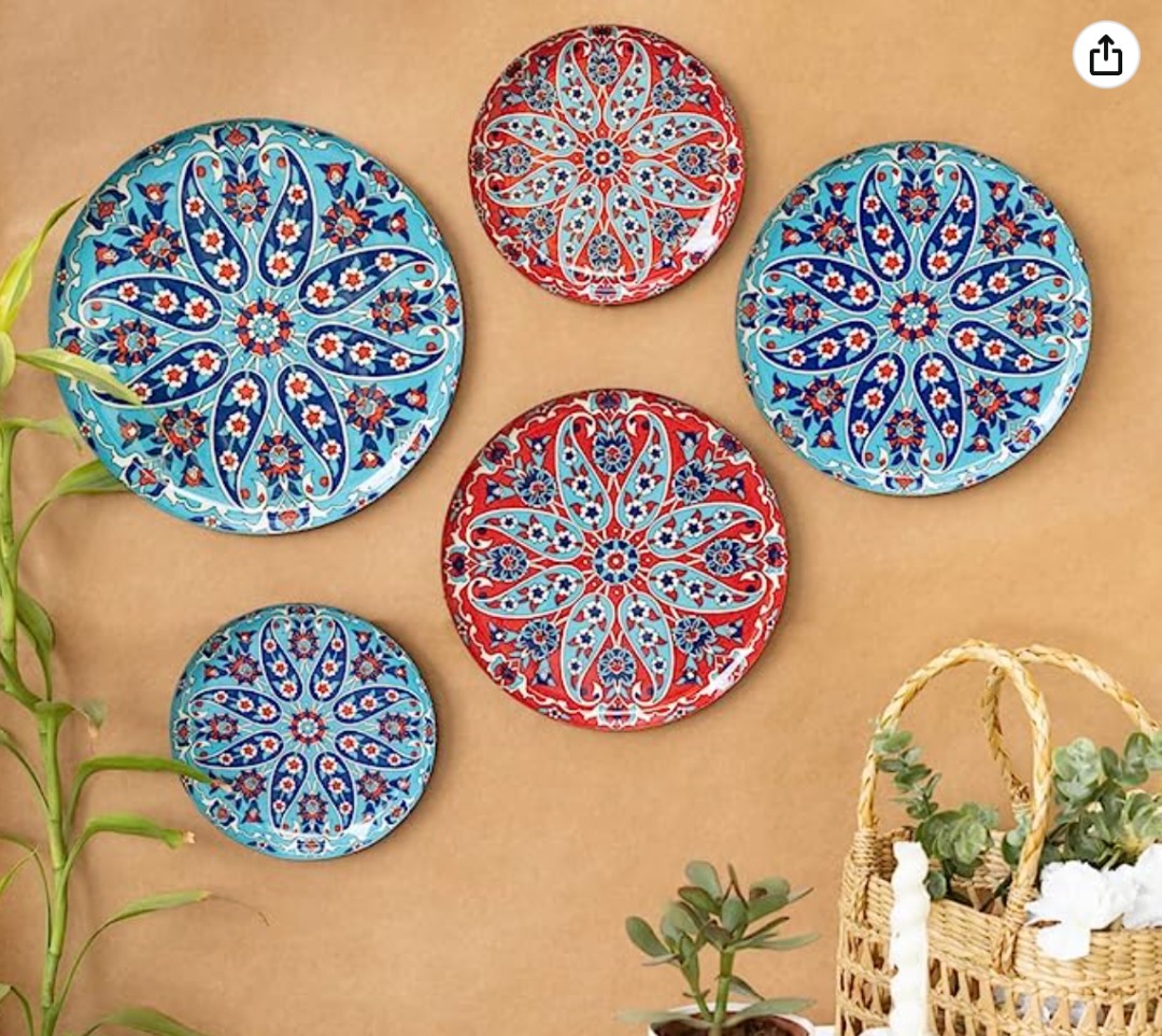 Turkish Metal Plates for Wall, Furniture & Home Living, Home Decor ...