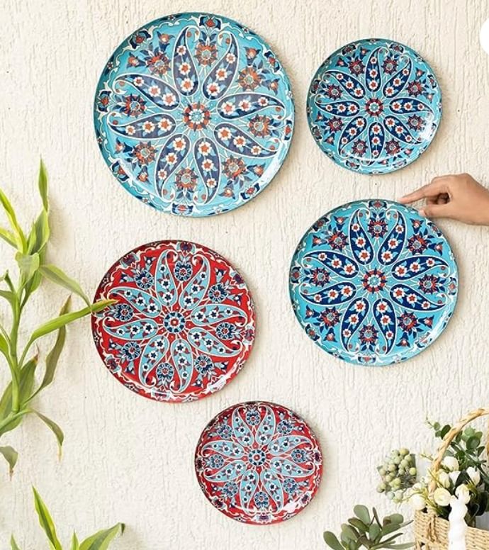 Turkish Metal Plates for Wall, Furniture & Home Living, Home Decor ...
