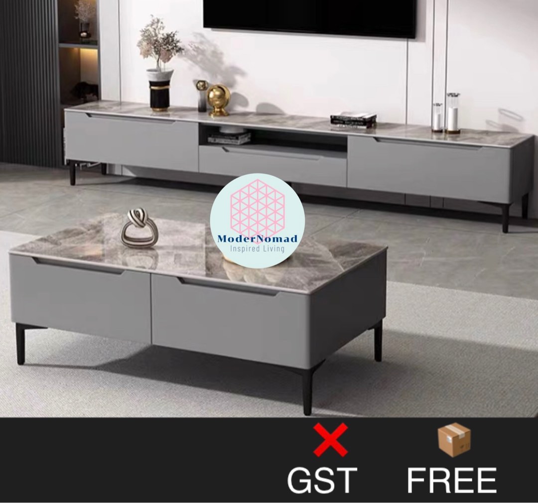 TV Console TV Drawers Cabinet Optional Matching Coffee Table Sideboard ...