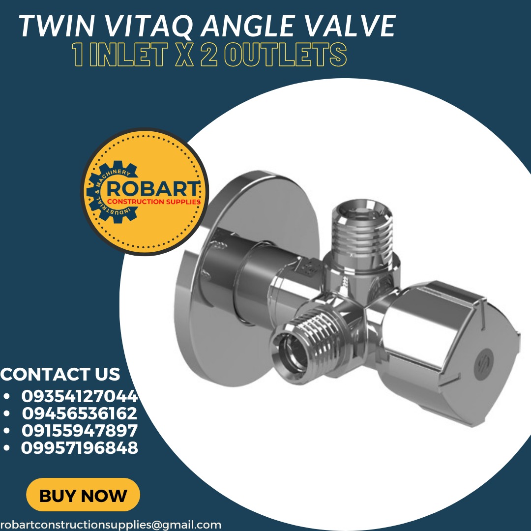 TWIN VITAQ ANGLE VALVE - 1 INLET X 2 OUTLETS on Carousell