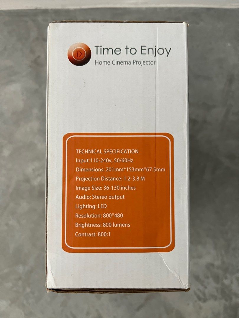 UNIC Simplified Micro LED Projector UC40, TV & Home Appliances, TV ...