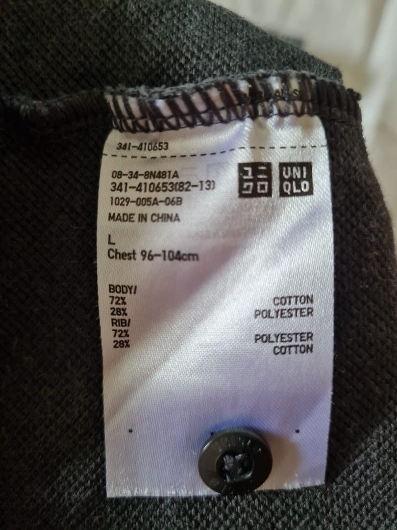 Uniqlo Mens Polo Shirt Size L, Men's Fashion, Tops & Sets, Tshirts & Polo Shirts on Carousell