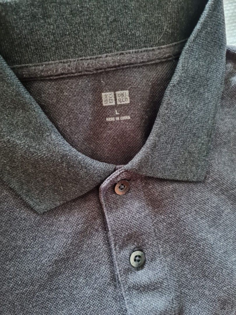 Uniqlo Mens Polo Shirt Size L, Men's Fashion, Tops & Sets, Tshirts & Polo Shirts on Carousell