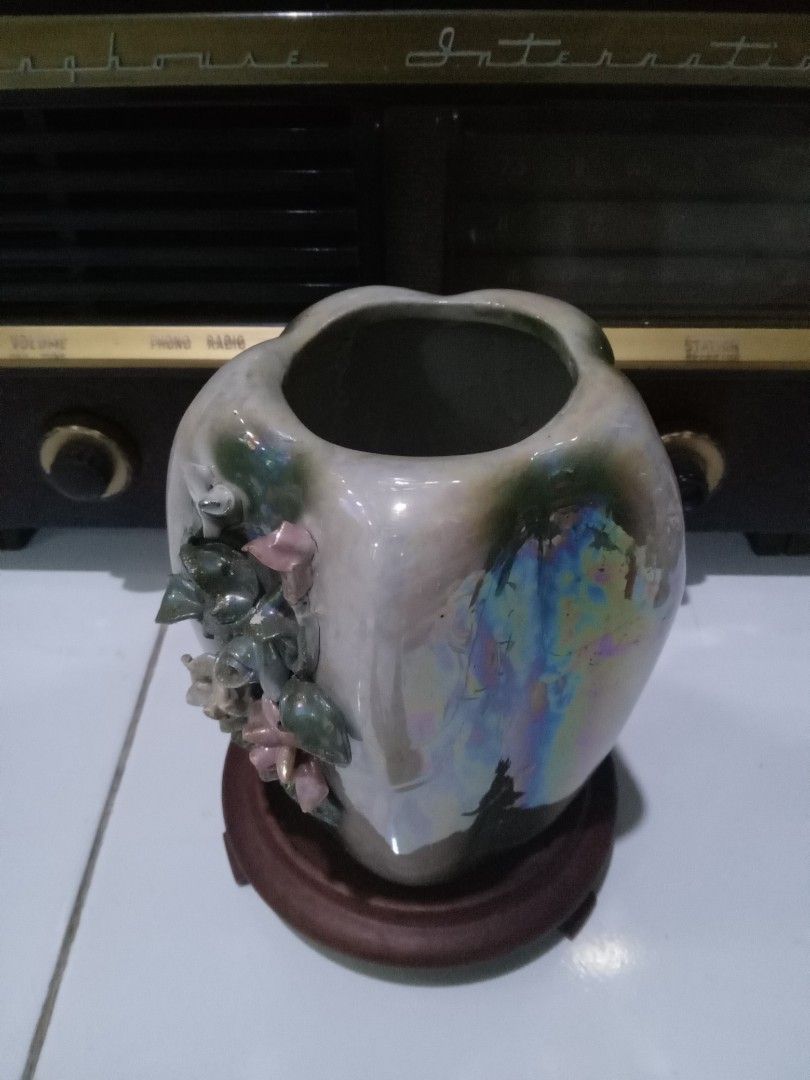 Vas keramik lawas koleksi antik dekorasi cantik unik langka pajangan ...