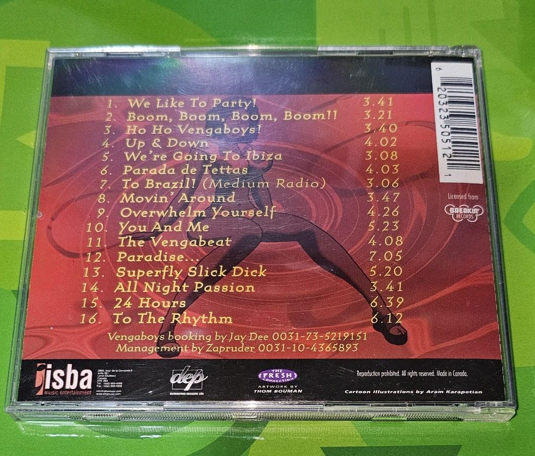 Vengaboys - The Party Album - CD VG, Hobbies & Toys, Music & Media, CDs ...