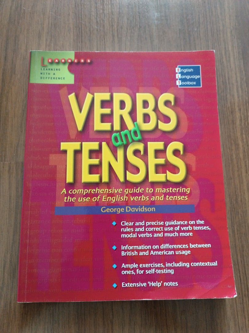 Verbs and tenses, Hobbies & Toys, Books & Magazines, Textbooks on Carousell