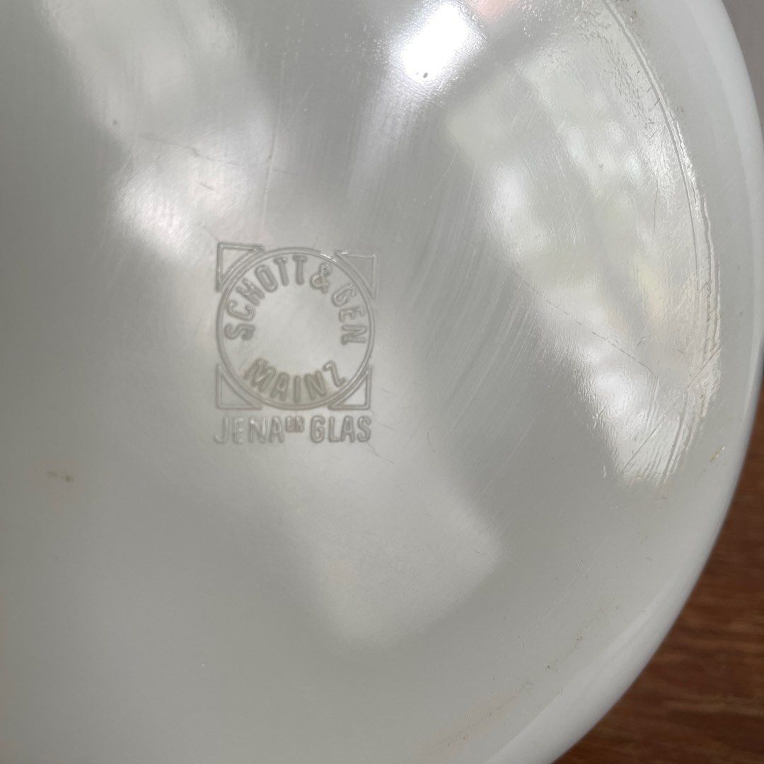 Vintage Jena Glass Casserole By German Glass Manufacturers Schott And Gen Mainz Not Pyrex