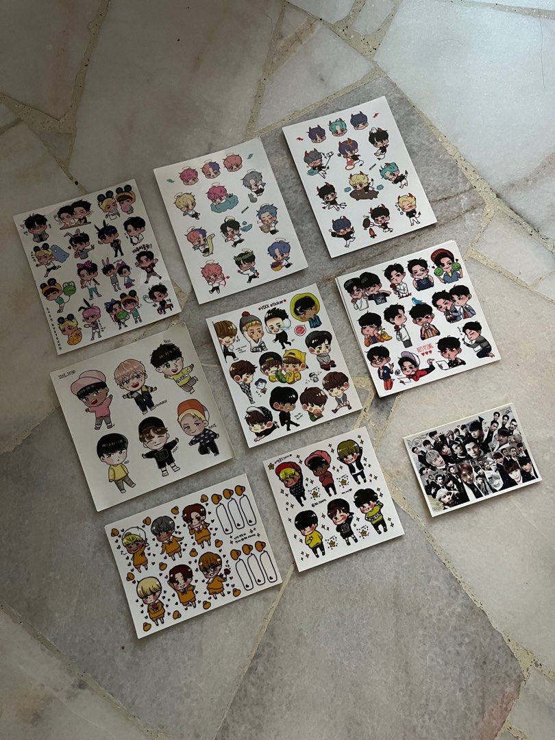 [FREE] VIXX Fanart Merch Sticker Set Fan Made, Hobbies & Toys ...