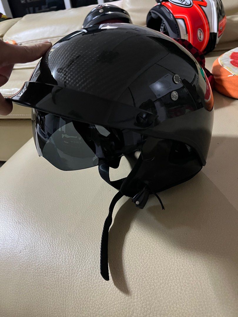Voss 888 Carbon Fibre Helmet Replica, Motorcycles, Motorcycle Apparel ...