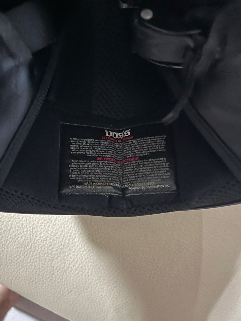 Voss 888 Carbon Fibre Helmet Replica, Motorcycles, Motorcycle Apparel ...