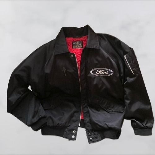 Vintage Ford Bomber Jacket, Men's Fashion, Coats, Jackets and Outerwear ...