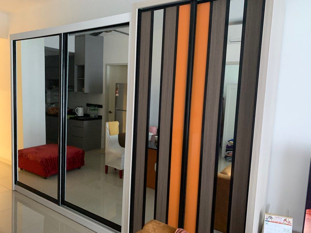 Wardrobe mirror 8ft X 8ft, Furniture & Home Living, Furniture, Shelves ...