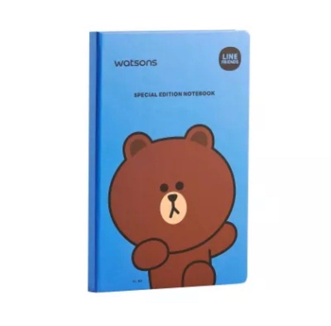 WATSONS Line Friends Special Edition Notebook 2023, Hobbies & Toys ...
