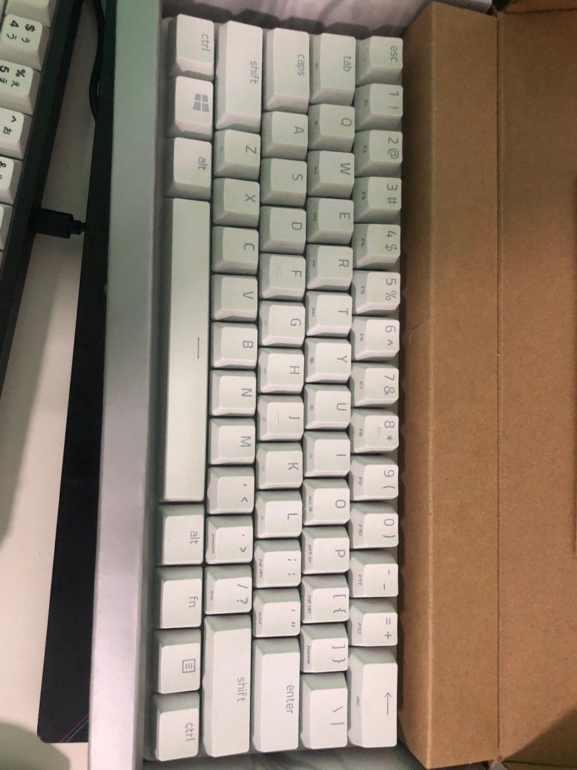 White Razer Huntsman Mini Keyboard, Computers & Tech, Parts ...