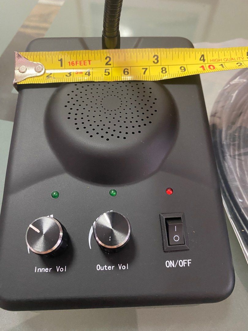 Window speaker intercom system, Audio, Microphones on Carousell
