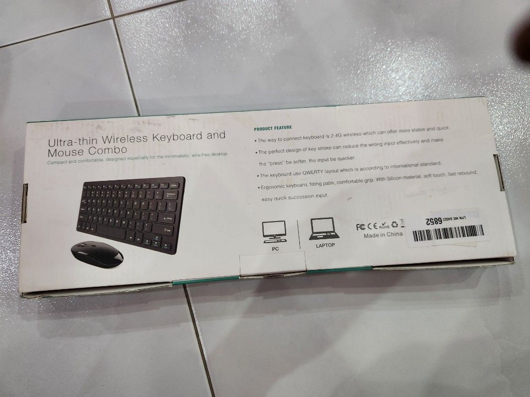 Wireless keyboard and mouse, Computers & Tech, Parts & Accessories ...