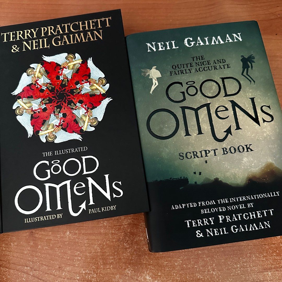 wts the illustrated good omens book terry pratchett and Neil Gaiman the ...