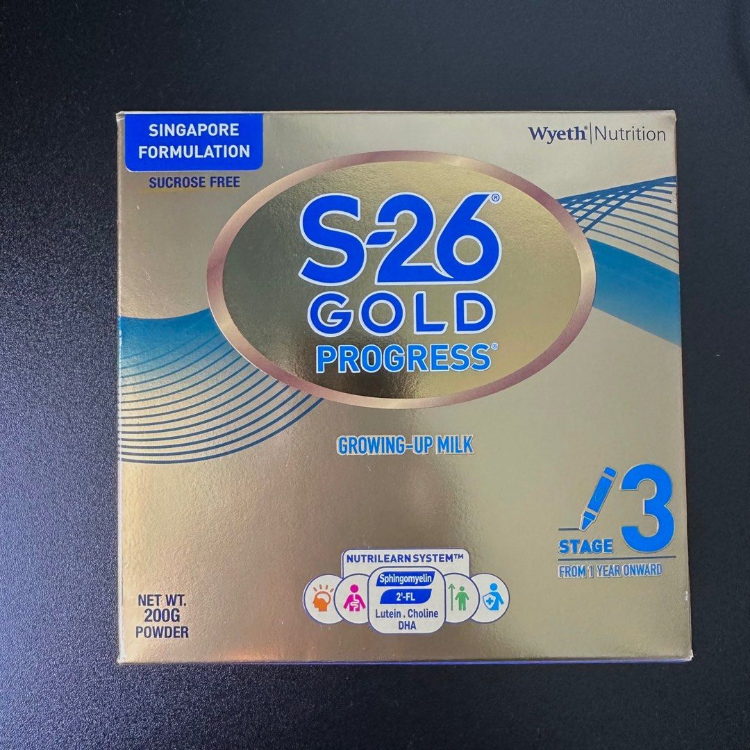 Wyeth S26 Gold Progress Stage 3 200g, Babies & Kids, Nursing & Feeding, Weaning & Toddler ...
