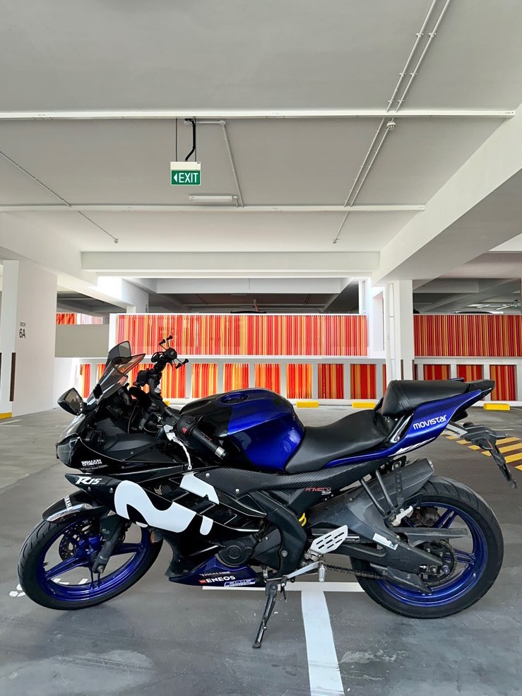 Yamaha R15 V2, Motorcycles, Motorcycles for Sale, Class 2B on Carousell