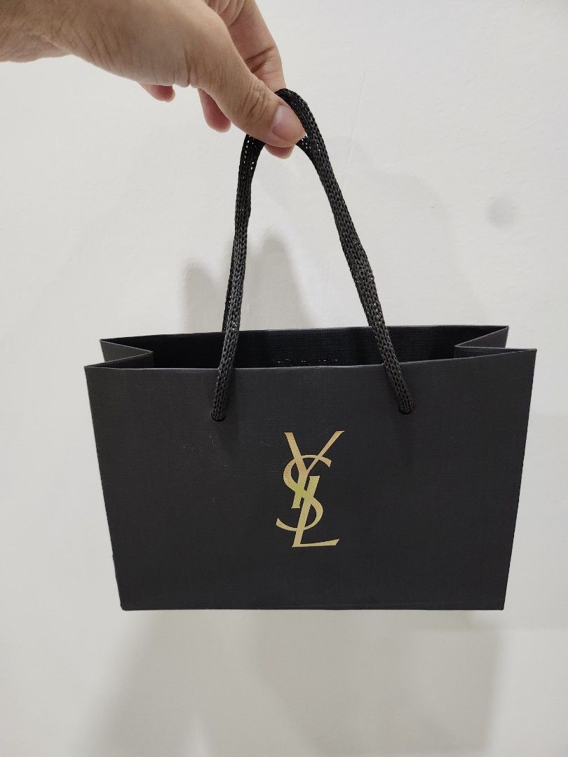 YSL Mini Paperbag, Luxury, Accessories on Carousell