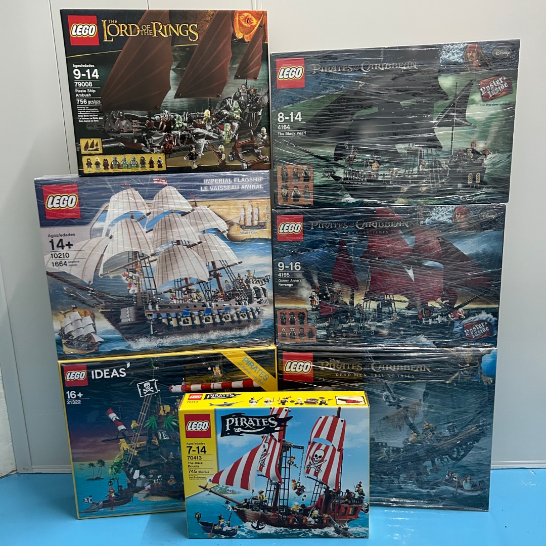 (10 sets) MISB Lego 4184 4195 6243 10210 21322 31109 70413 71042 79008 ...