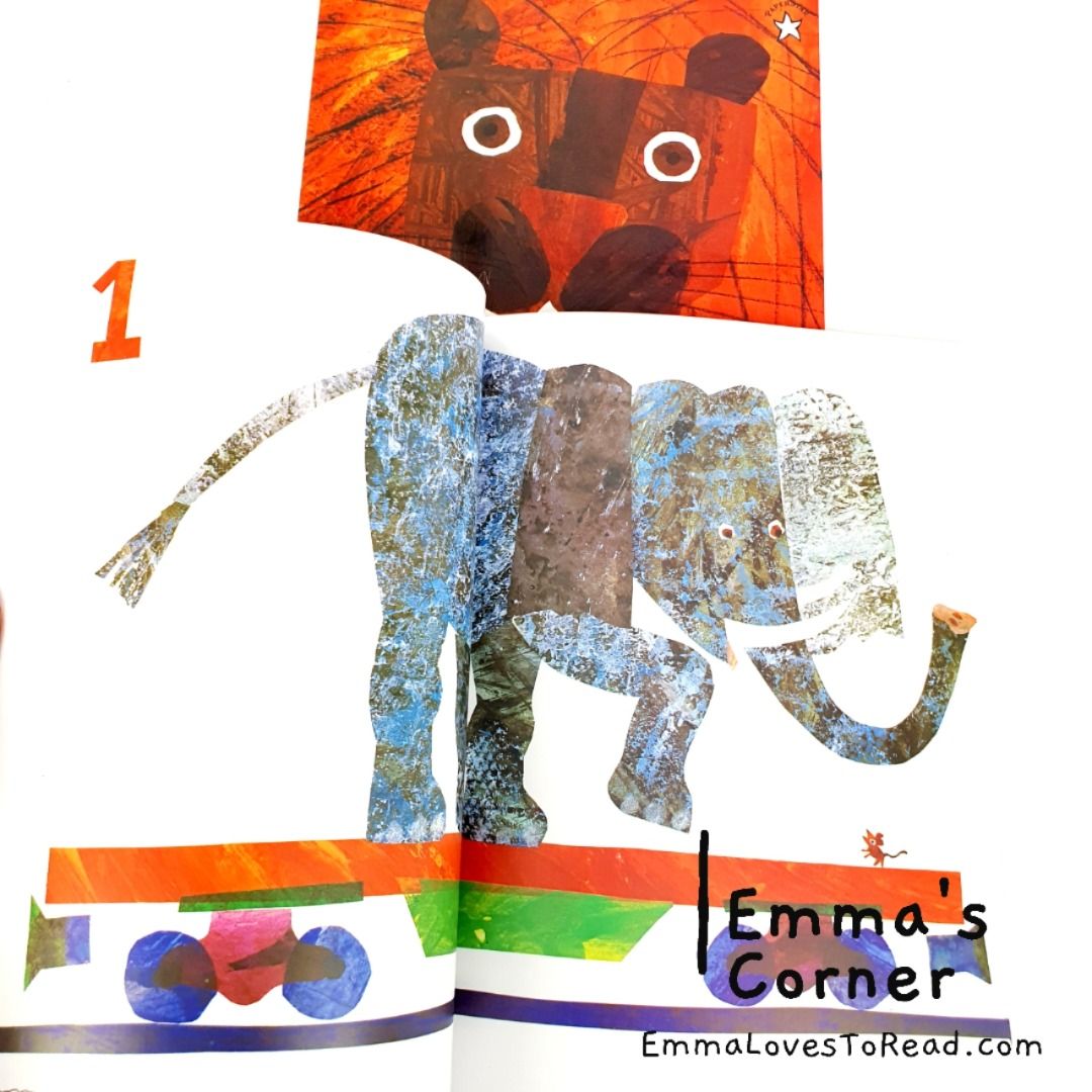 1,2,3 to the Zoo by Eric Carle Picture Book PB, Hobbies & Toys, Books ...